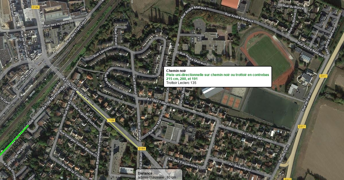 piste general Leclerc : Scribble Maps