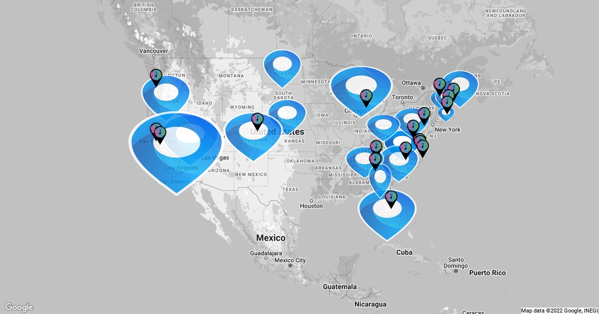 Oozlefinch Distribution : Scribble Maps