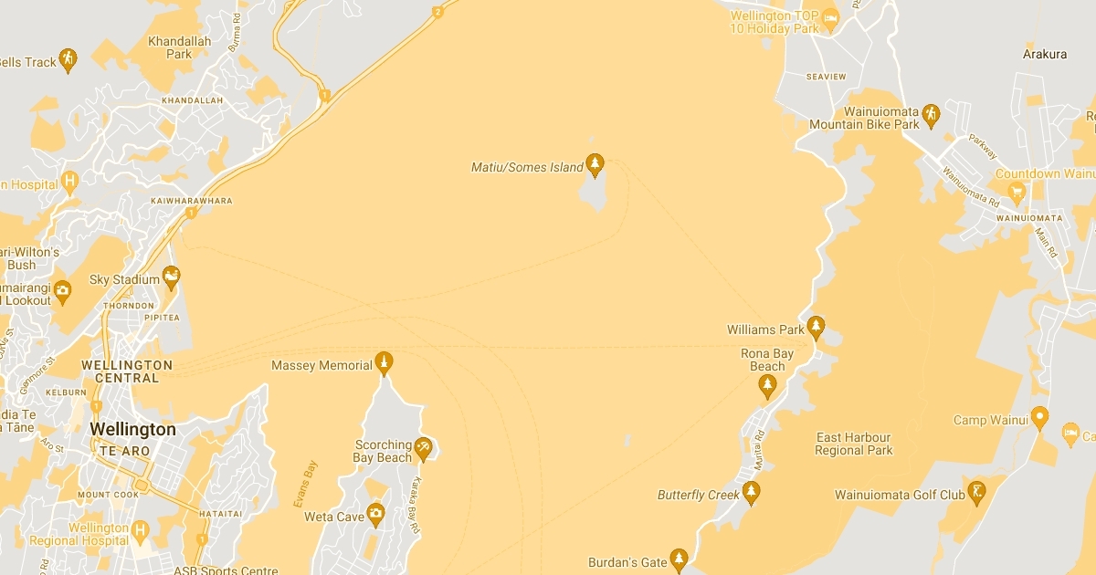 Heat map of Wellington booths : Scribble Maps