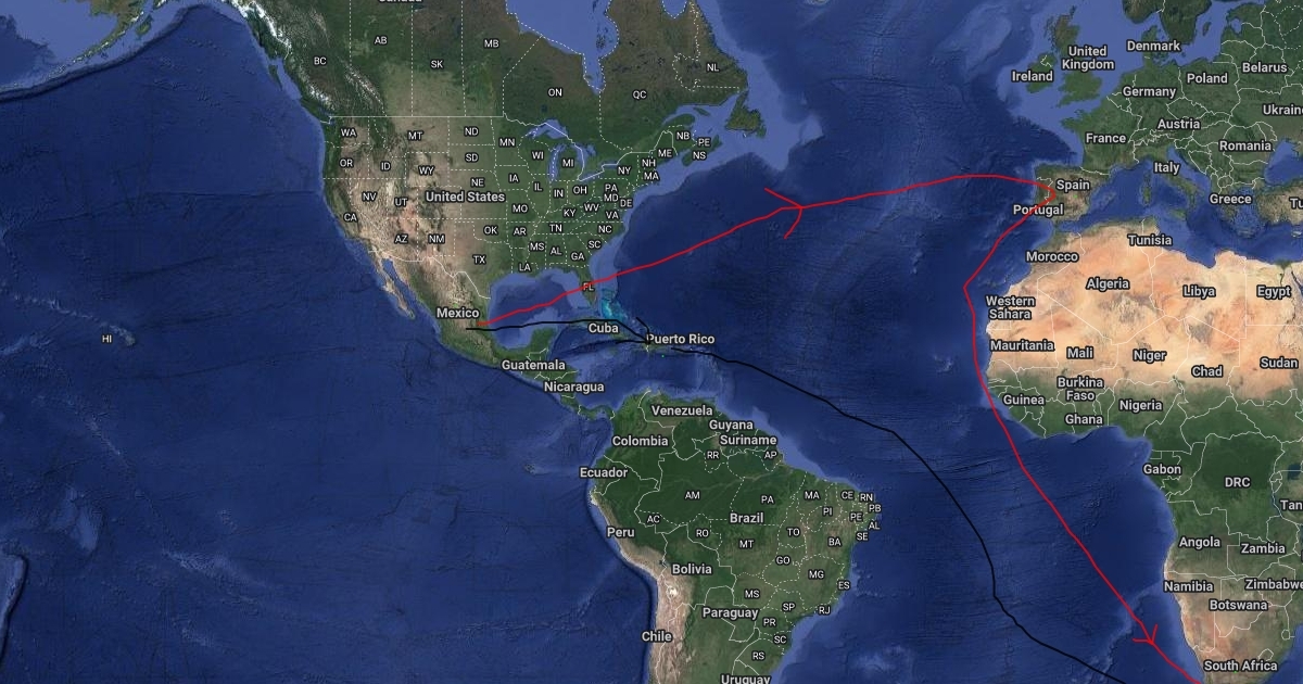 Silver Diffusion in the Columbian Exchange : Scribble Maps