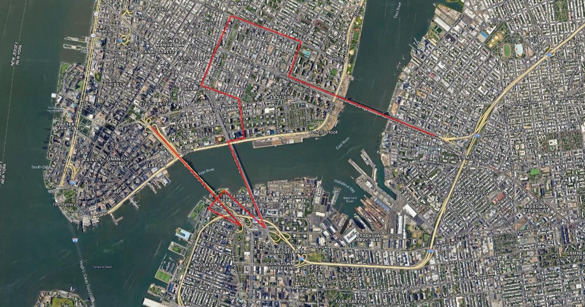 3 Bridge Walk : Scribble Maps
