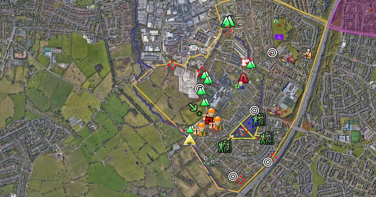 Wythenshawe Waste Warriors : Scribble Maps