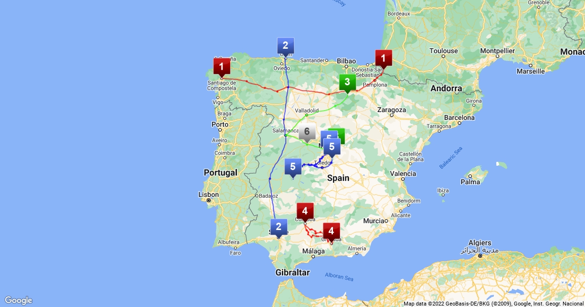 Mapa Rutas Culturales : Scribble Maps