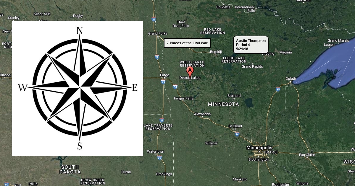 7 places of civil war : Scribble Maps