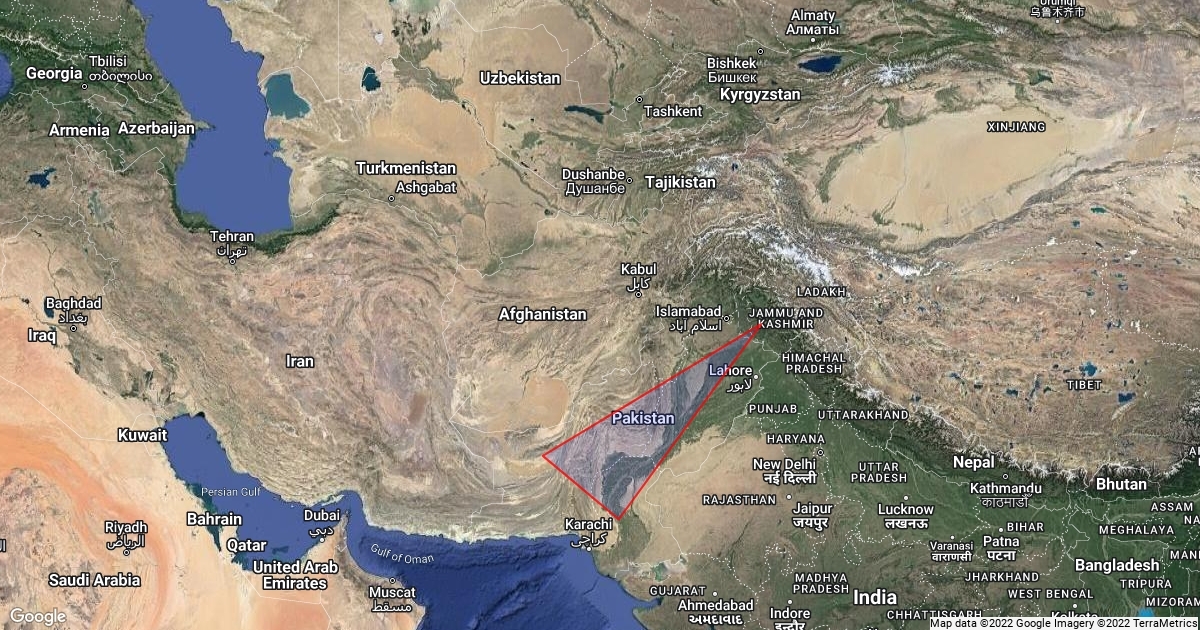 Pakistan : Scribble Maps