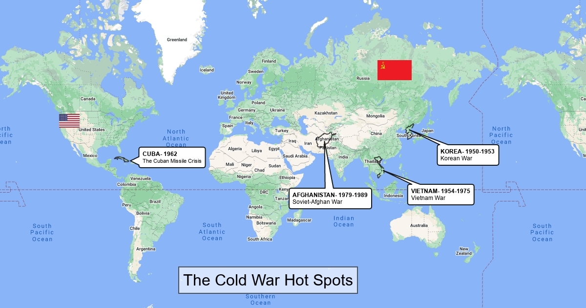 The Cold War Hot Spot : Scribble Maps