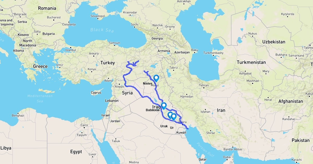 tigris and euphrates : Scribble Maps
