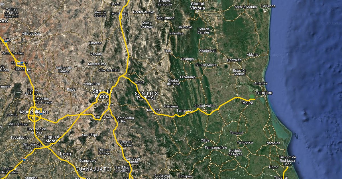 Mexico Alt. Interstate System : Scribble Maps