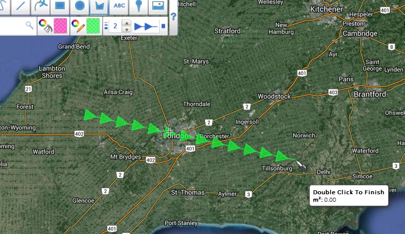 Draw Shapes on Map : Scribble Maps